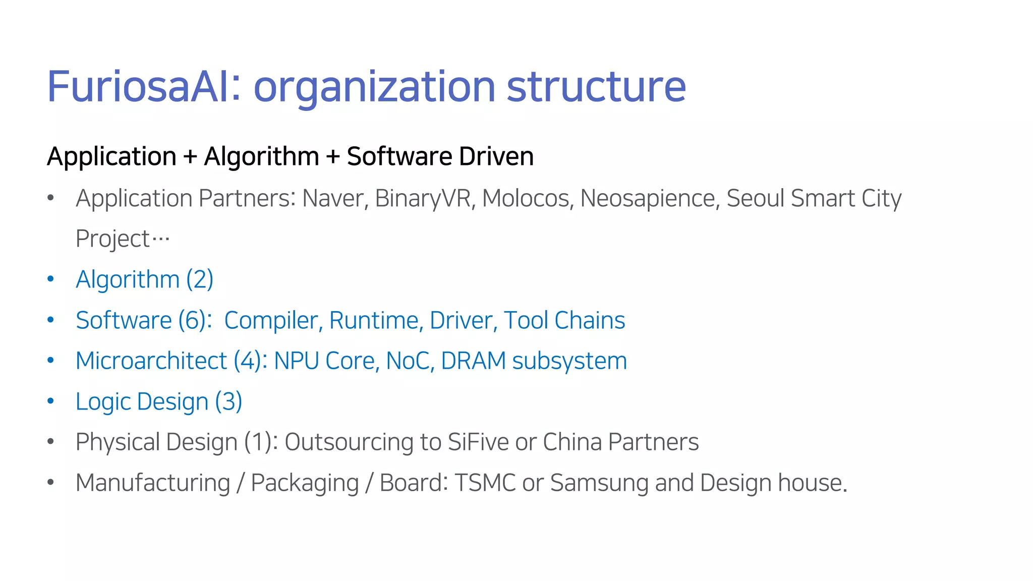 [TMS 2018] 기술개발 / FuriosaAI 백준호 CEO, 글로벌 격전지에서 발견한 기회 | PPT