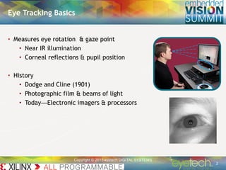 "Implementing Eye Tracking for Medical, Automotive and Headset ...