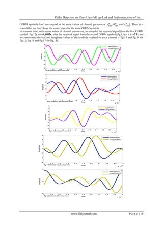 Ofdm Detection on Umts Utra-Fdd up-Link and Implementation of the Modulator/ Demodulator by Ifft ...
