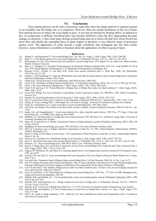 Scour Reduction around Bridge Piers: A Review | PDF