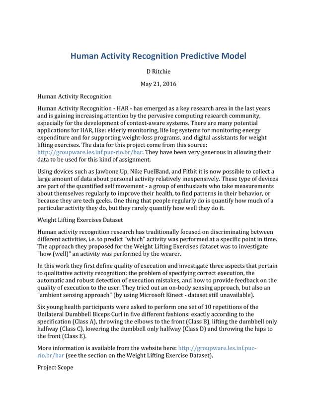 Human_Activity_Recognition_Predictive_Model | PDF