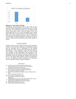 WiFi-802.11g -Adaptivity of modulation mode and encoding rate for an ...