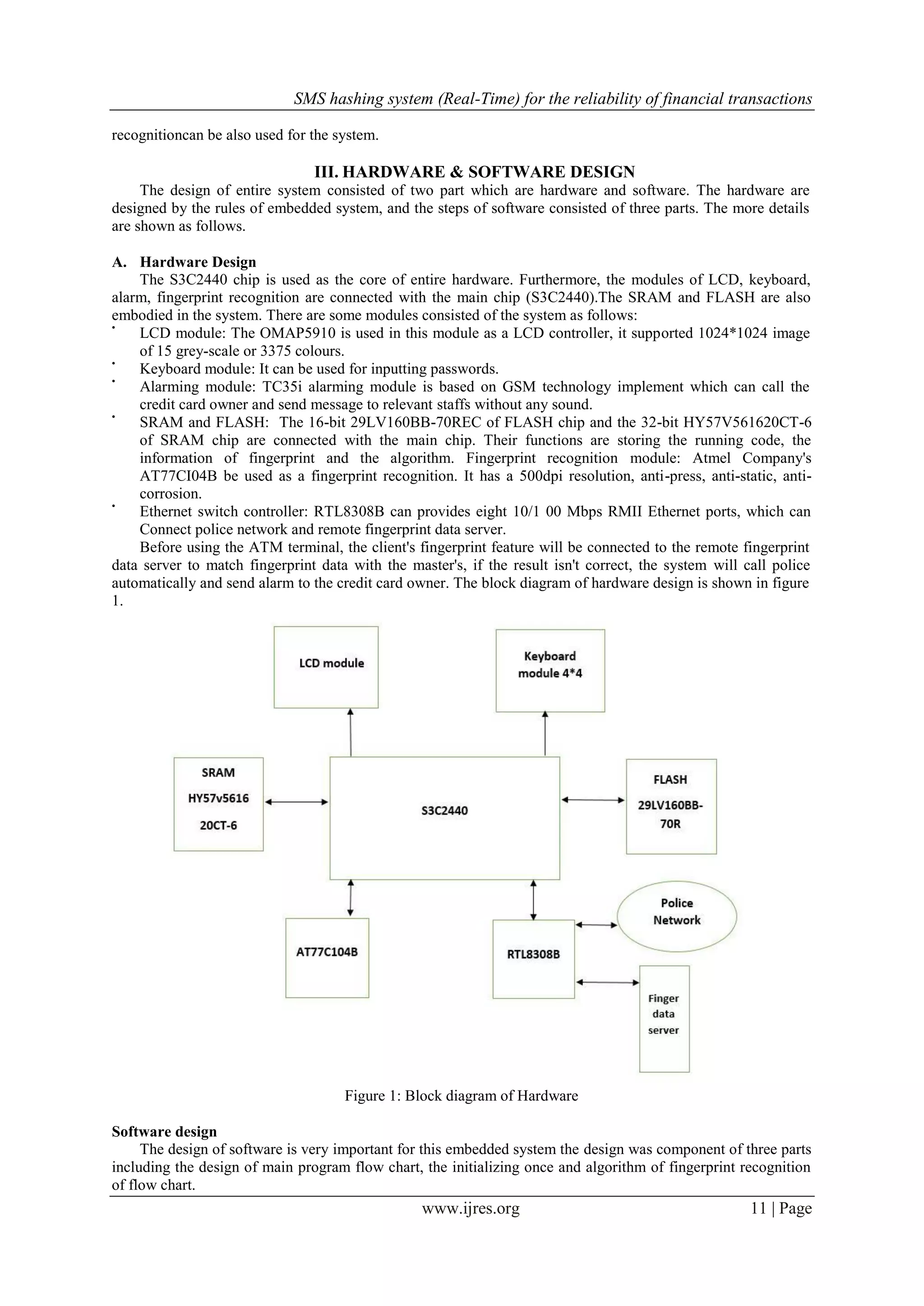 SMS hashing system (Real-Time) for the reliability of financial transactions | PDF | Business ...