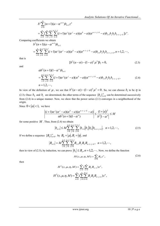 Analytic Solutions of an Iterative Functional Differential Equation with Delays Depending On ...