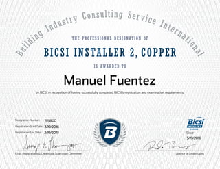 BICSI COPPER | PPT