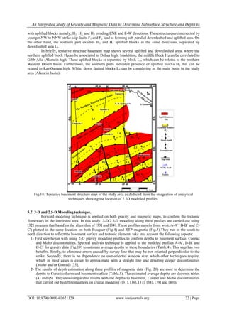 An Integrated Study of Gravity and Magnetic Data to Determine Subsurface Structure and Depth to ...