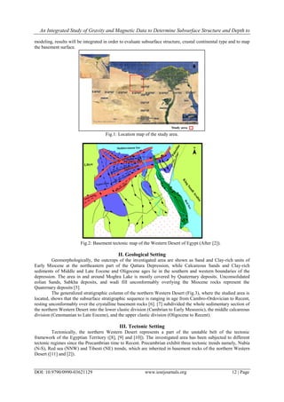 An Integrated Study of Gravity and Magnetic Data to Determine ...