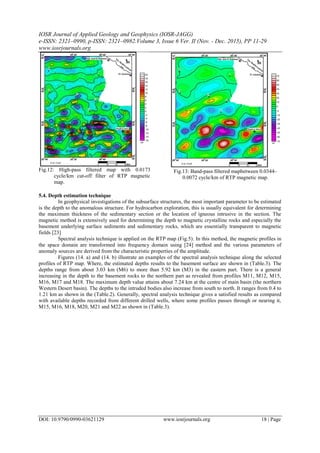 An Integrated Study of Gravity and Magnetic Data to Determine Subsurface Structure and Depth to ...