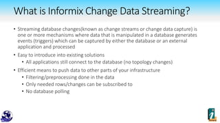 Informix Data Streaming Overview | PPT
