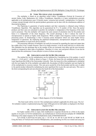Design and Implementation of 8 Bit Multiplier Using M.G.D.I. Technique ...
