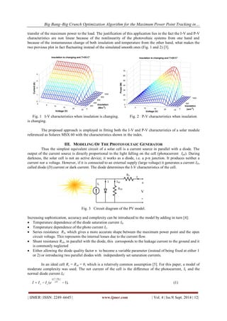 Big Bang–Big Crunch Optimization Algorithm for the Maximum Power Point Tracking in Photovoltaic ...