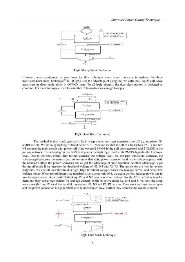 Improved Power Gating Technique for Leakage Power Reduction | PDF