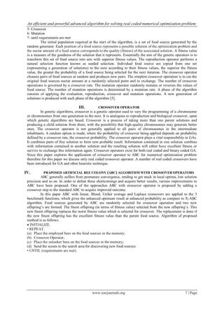 An efficient and powerful advanced algorithm for solving real coded numerical optimization ...