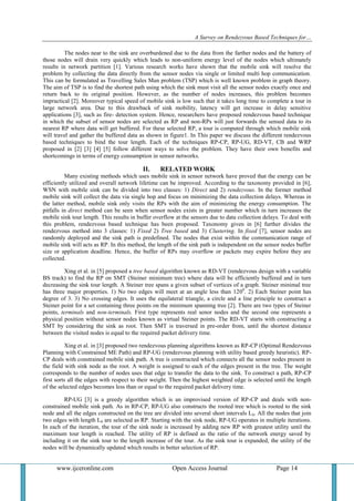 A Survey on Rendezvous Based Techniques for Power Conservation in Wireless Sensor Networks | PDF