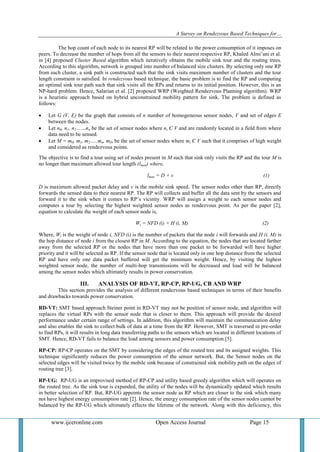 A Survey on Rendezvous Based Techniques for Power Conservation in Wireless Sensor Networks | PDF