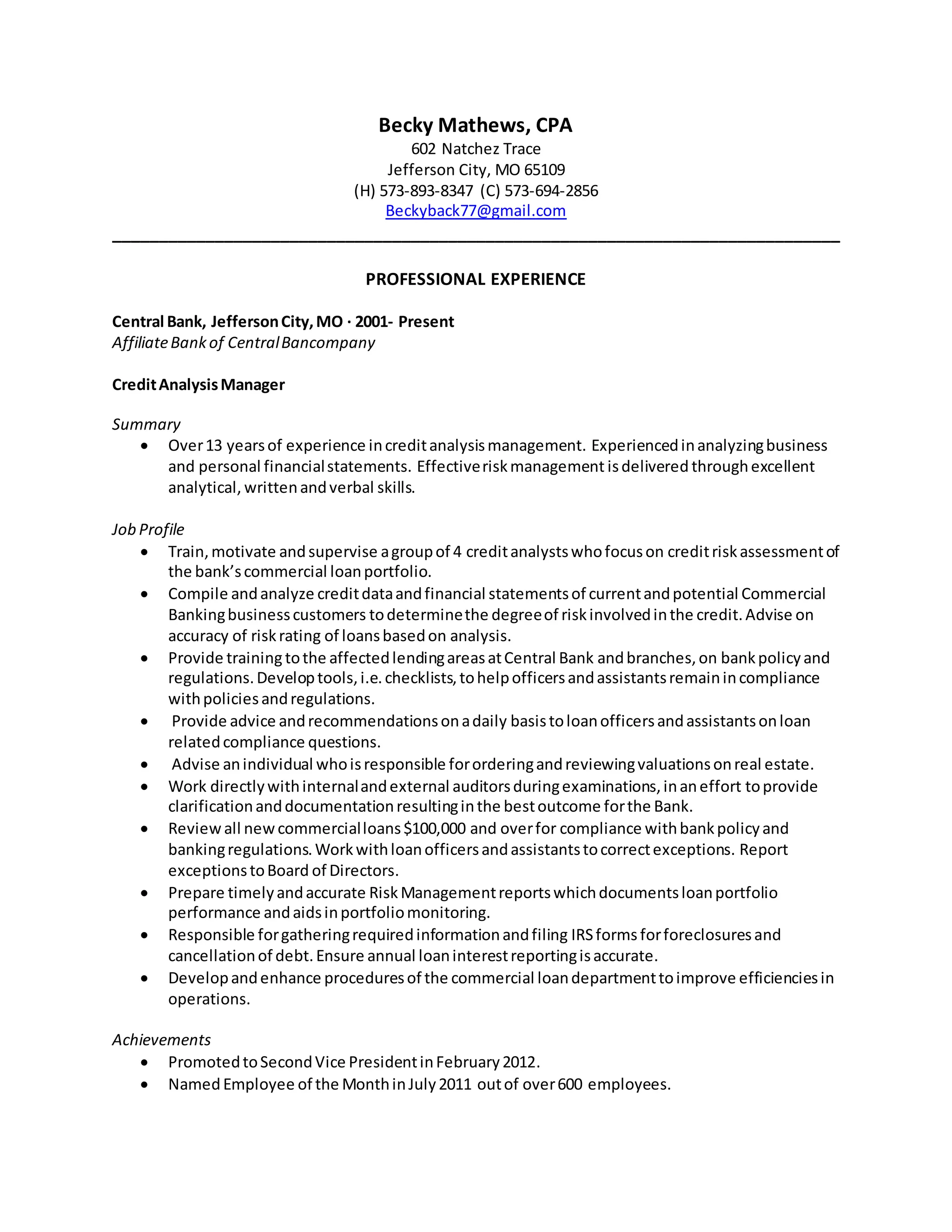 Becky Mathews Resume2 | DOCX