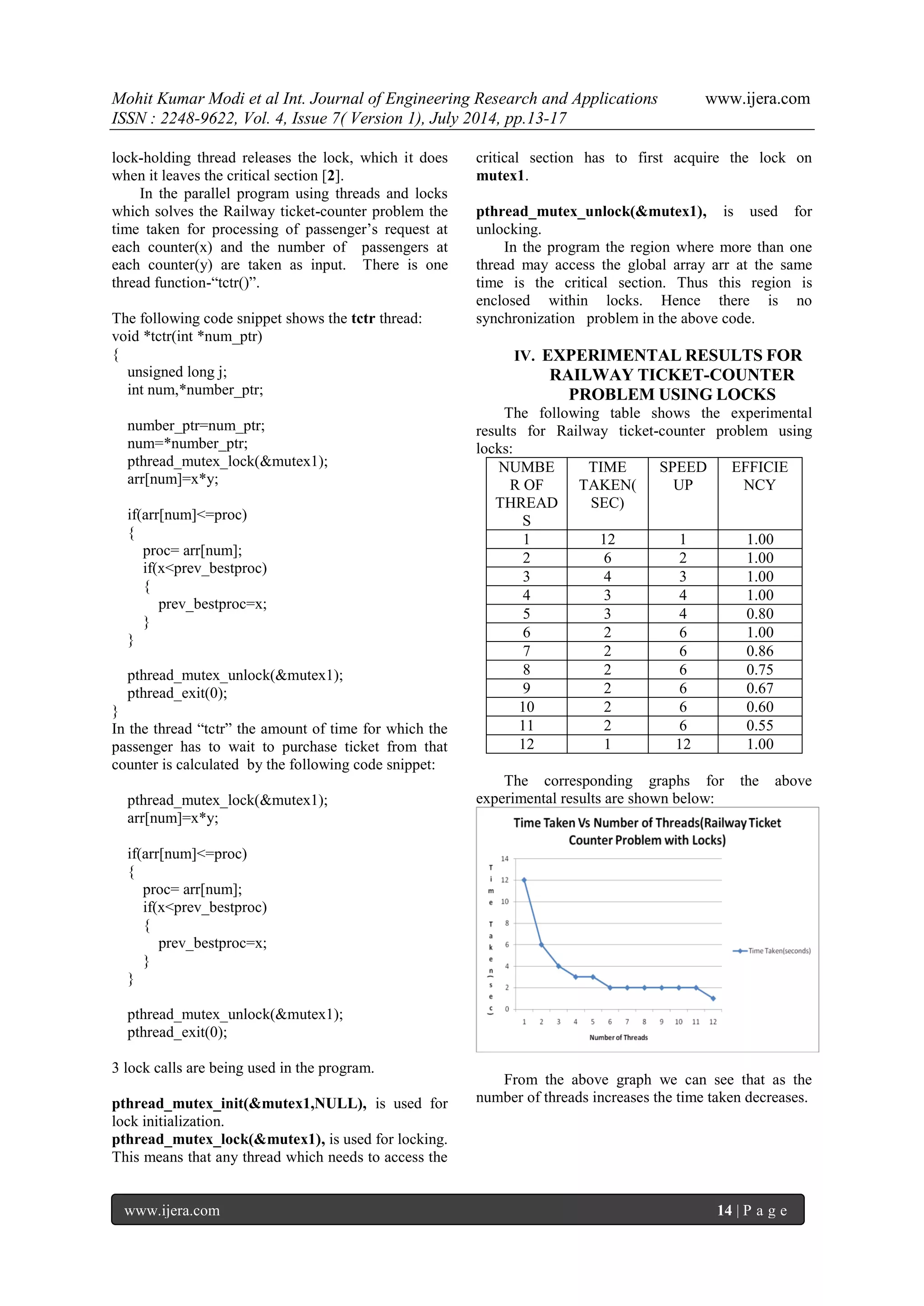 Railway Ticket Counter Problem With STM | PDF