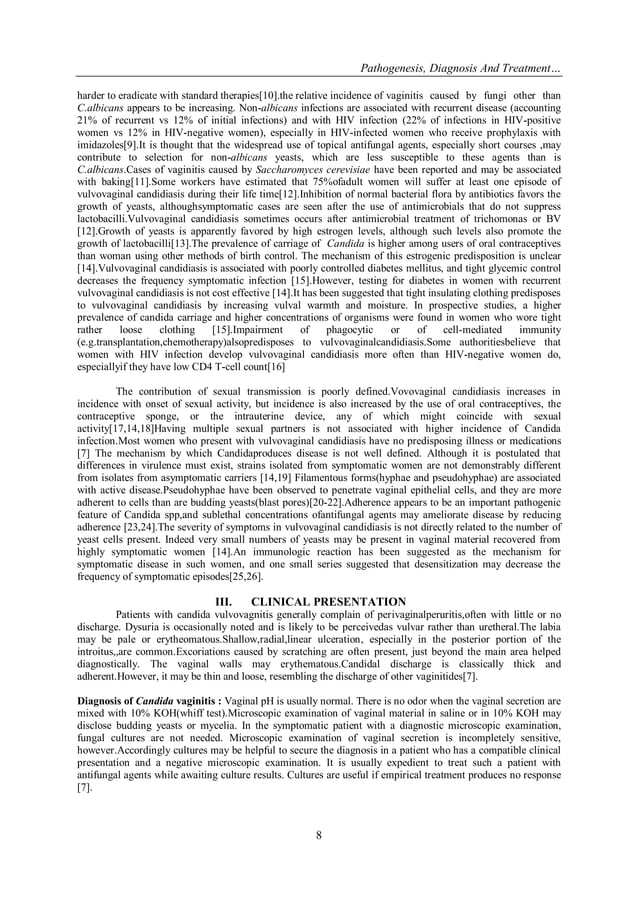 Pathogenesis, Diagnosis and Treatment of Vaginitis and Cervicitis in Clinical Practice | PDF ...