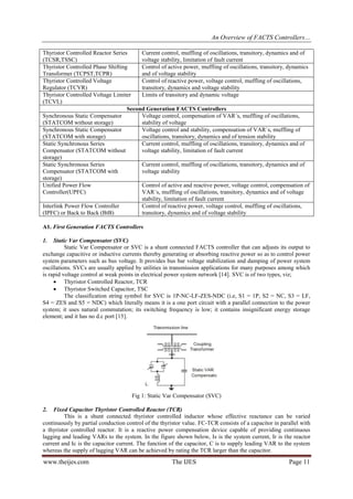 An Overview of FACTS Controllers for Power Quality Improvement | PDF