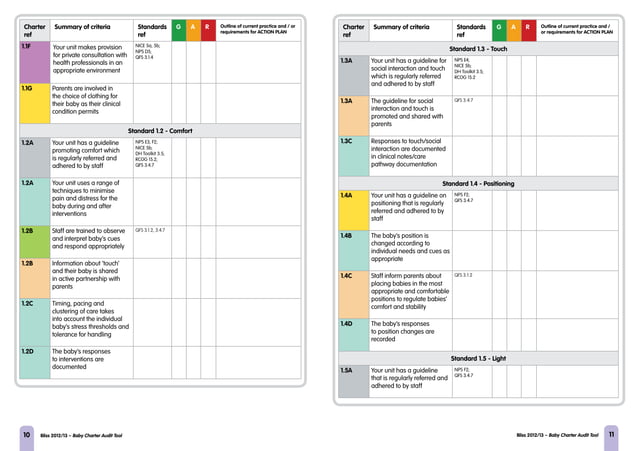 Baby_Charter_Audit-tool_13_web | PDF | Parenting Babies and Toddlers ...
