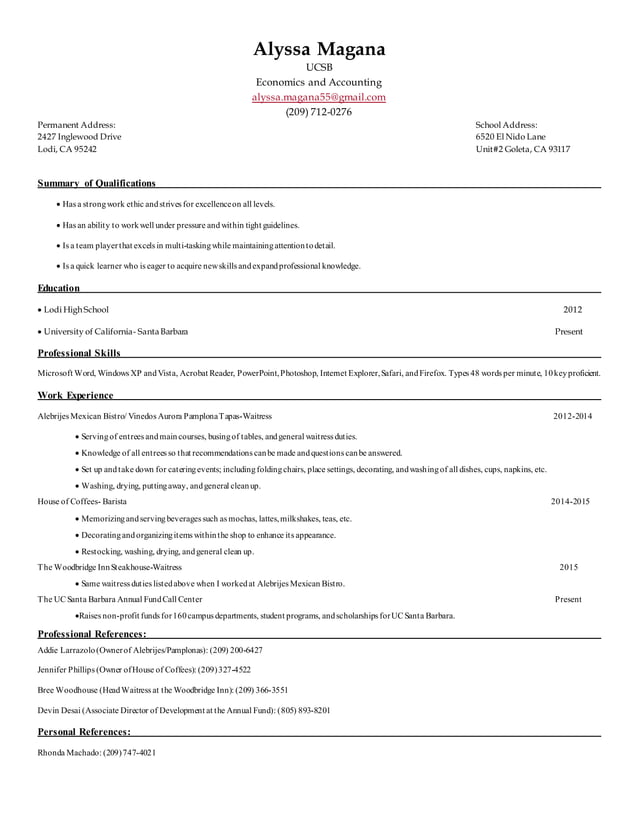 New Resume 2016 | PDF