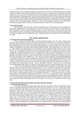 Protein Extraction and Purification of Soybean Flakes and Meals Using a ...