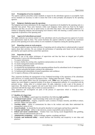 Supervision | PDF