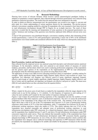 PPP Bankable Feasibility Study: A Case of Road Infrastructure Development in North-Central ...