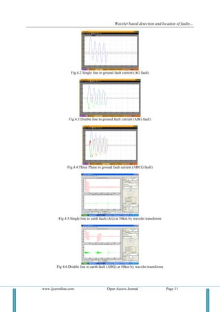 Wavelet based detection and location of faults in 400kv, 50km Underground Power Cables | PDF