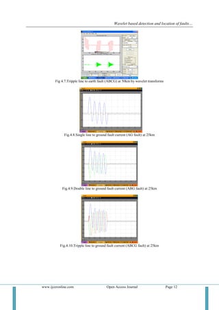 Wavelet based detection and location of faults in 400kv, 50km Underground Power Cables | PDF