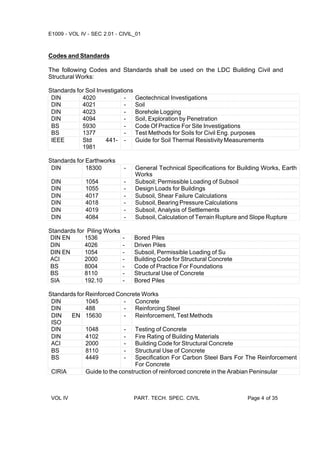 SPECS & SW_BUILDING & UNDERGROUND CABLES CIVIL WORKS | PDF