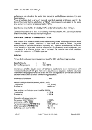 SPECS & SW_BUILDING & UNDERGROUND CABLES CIVIL WORKS | PDF