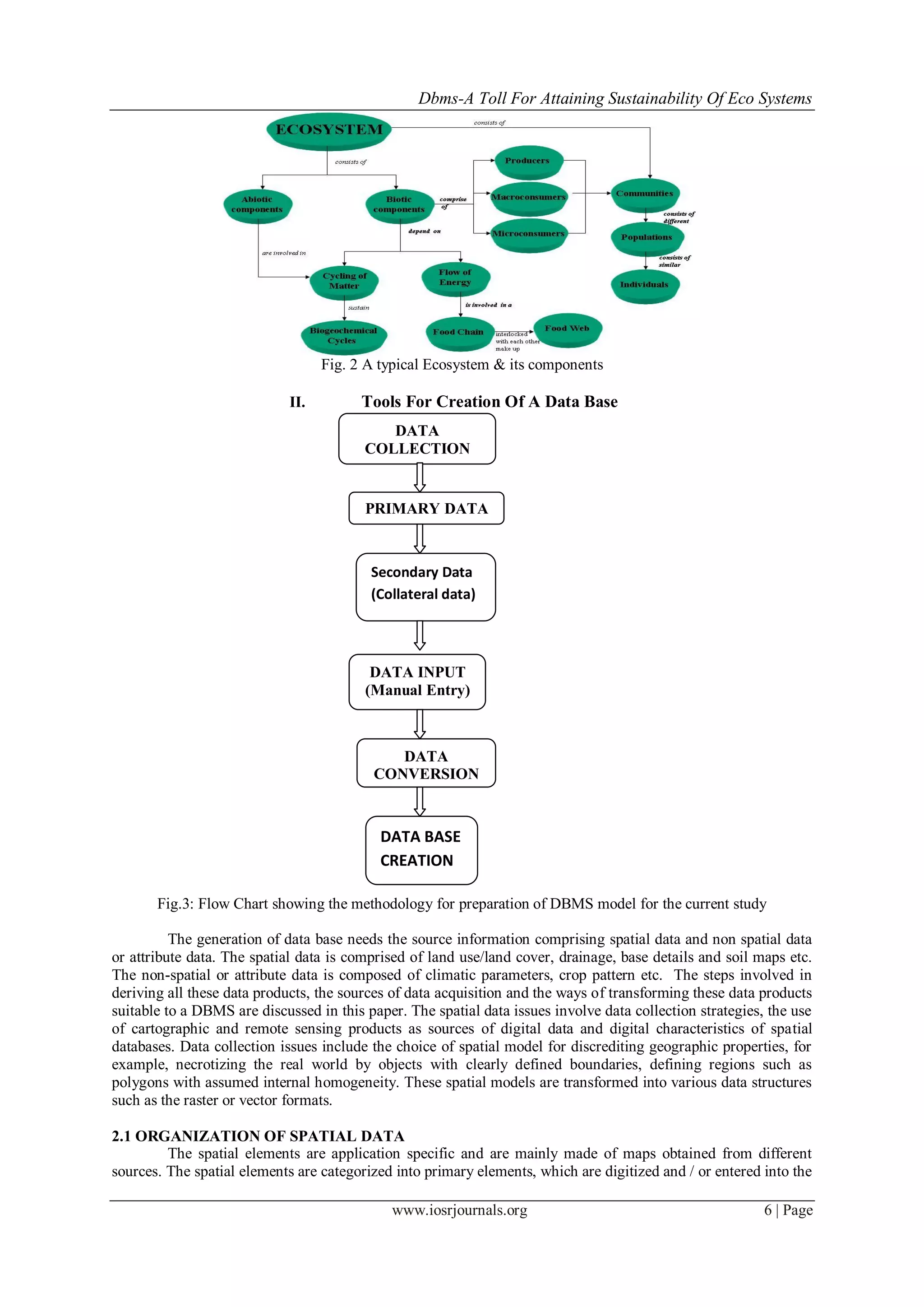 DBMS-A Toll for Attaining Sustainability of Eco Systems | PDF