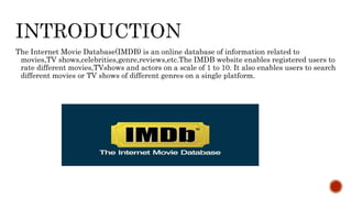 Final PPT Imdb (1) | PPTX