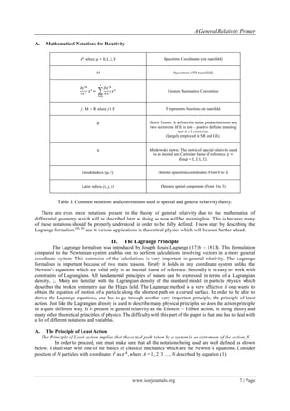 A General Relativity Primer | PDF