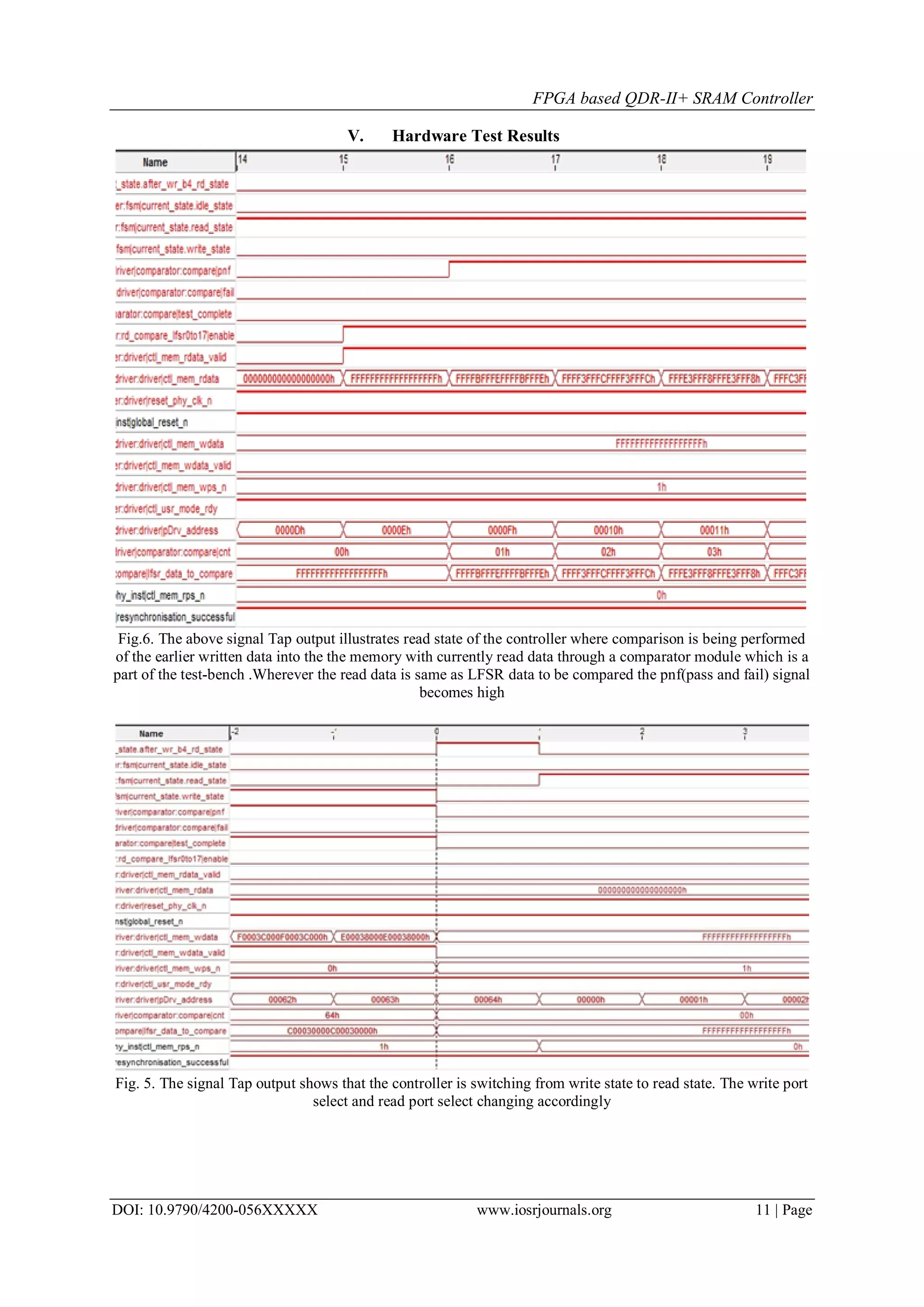 FPGA based QDR-II+ SRAM Controller | PDF
