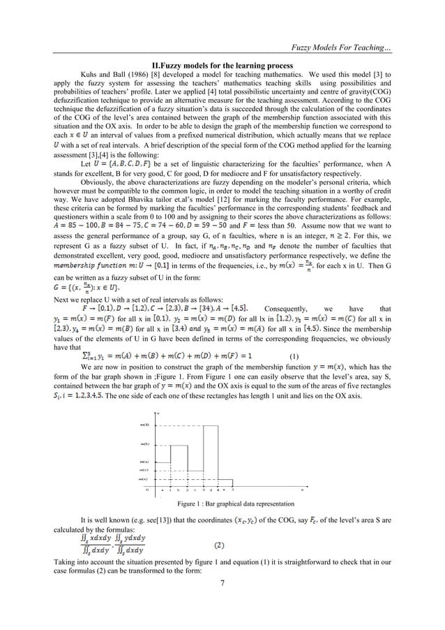 Fuzzy Models for Teaching Assessment | PDF