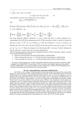 Fuzzy Models for Teaching Assessment | PDF