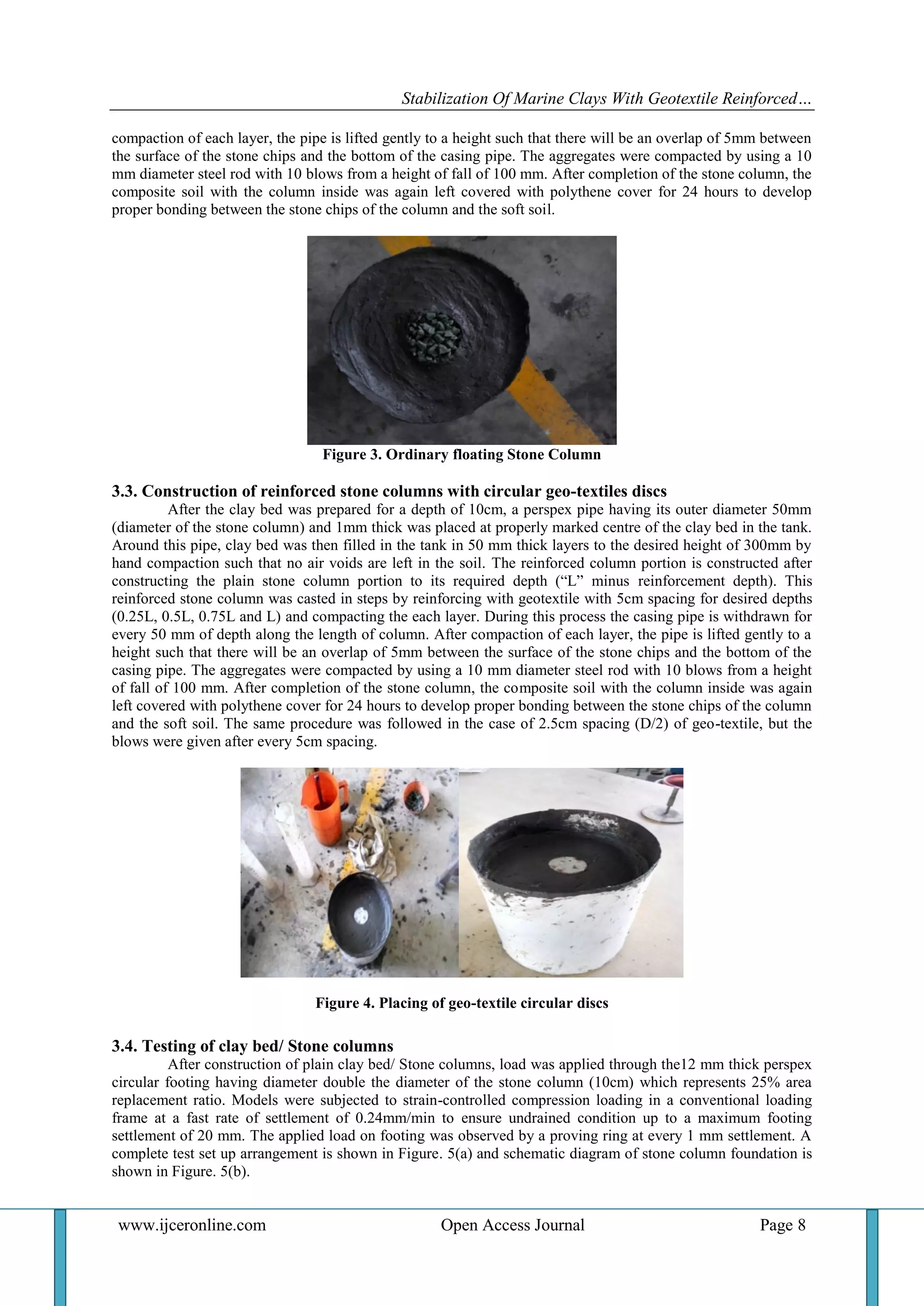 Stabilization of Marine Clays with Geotextile Reinforced Stone Columns ...