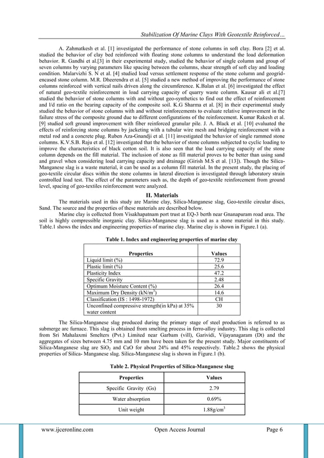 Stabilization of Marine Clays with Geotextile Reinforced Stone Columns ...
