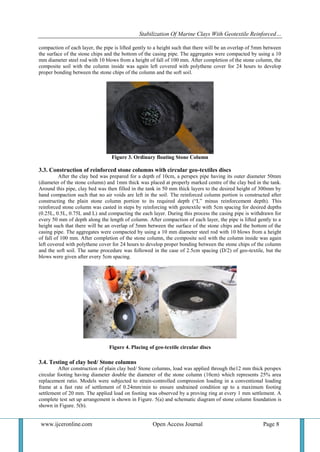 Stabilization of Marine Clays with Geotextile Reinforced Stone Columns ...