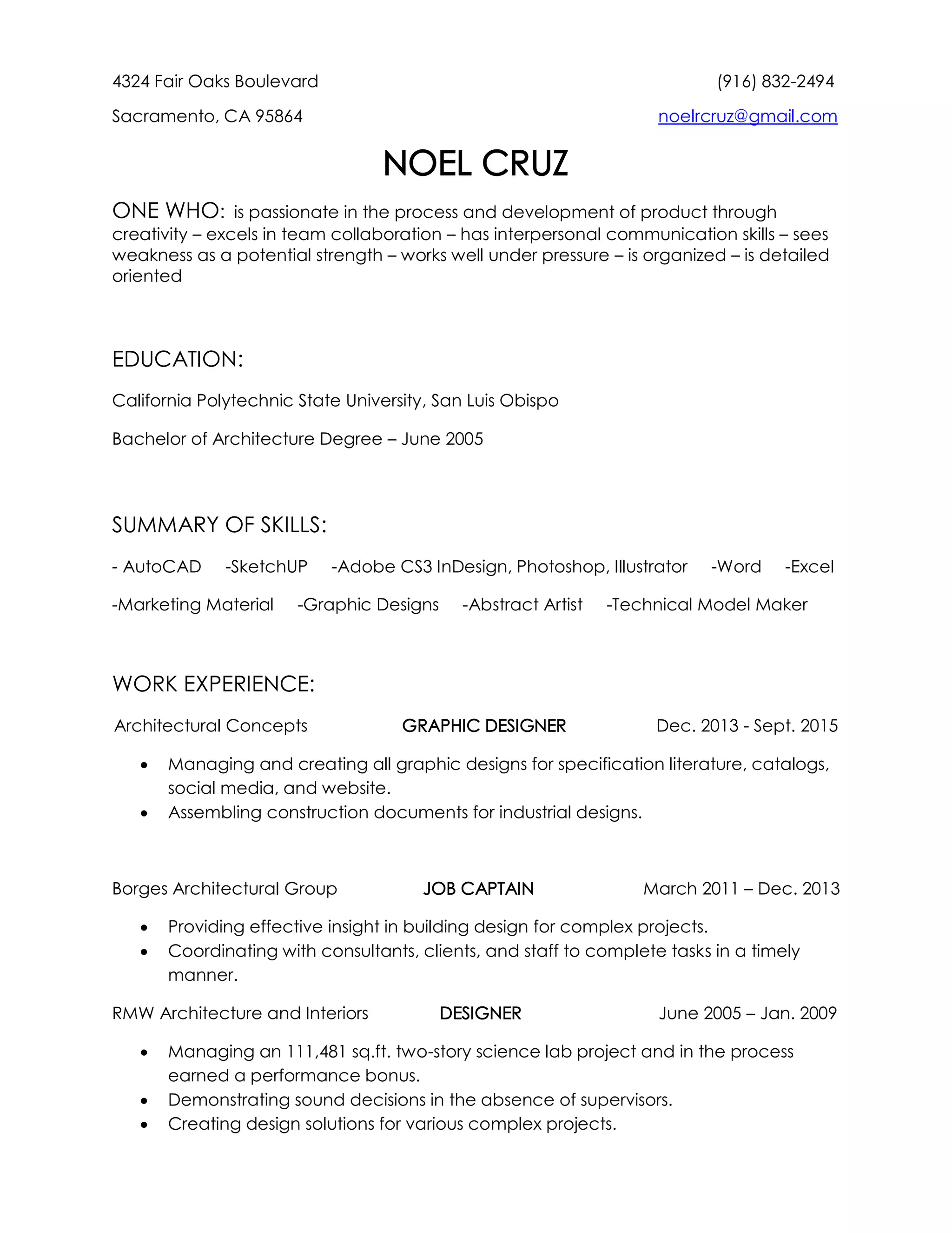Resume_Noel | PDF