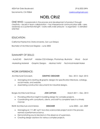 Resume_Noel | PDF