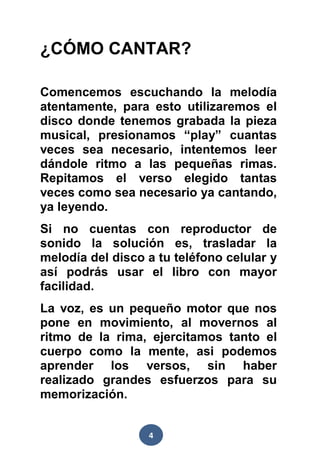 Rimas para cantar y jugar 2 . | PDF