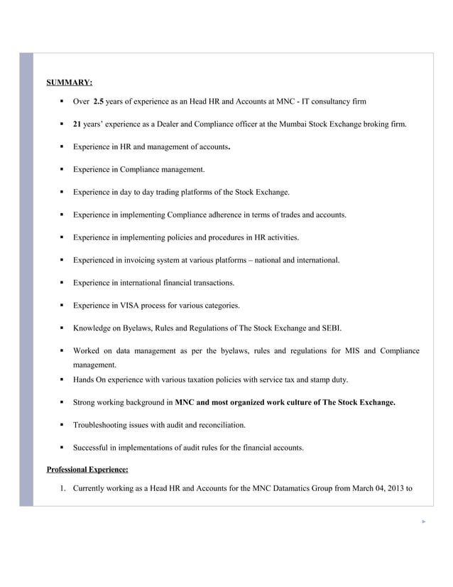 Bipin Resume | PDF