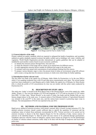 Assessment of Indoor and Traffic Air Pollution in Ambo, Oromia Region ...