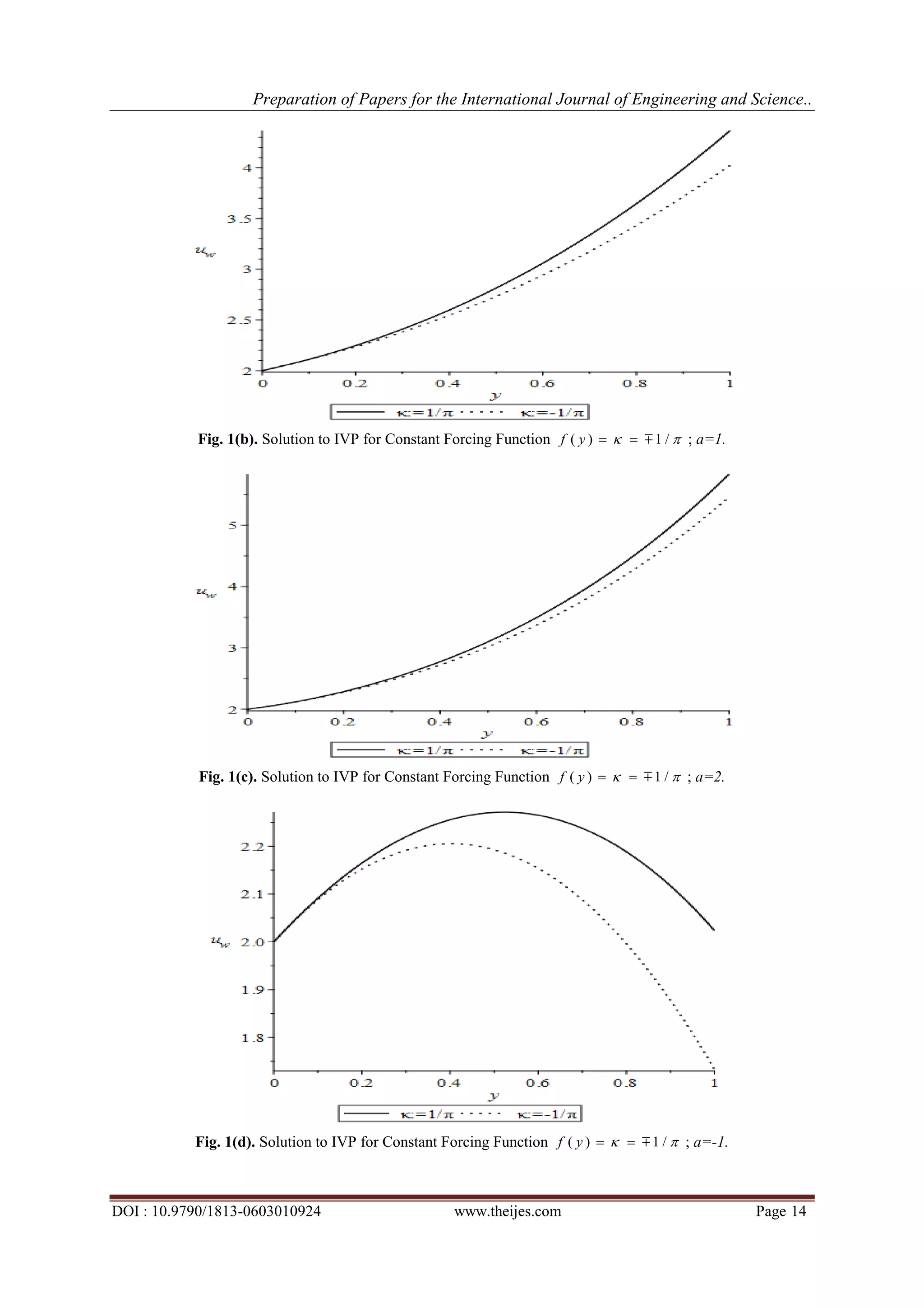 Initial and Boundary Value Problems Involving the Inhomogeneous Weber Equation and the Nield ...