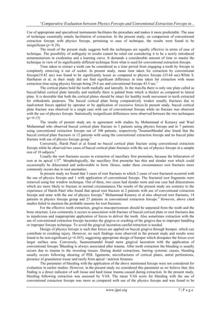 “Comparative Evaluation between Physics Forceps and Conventional ...