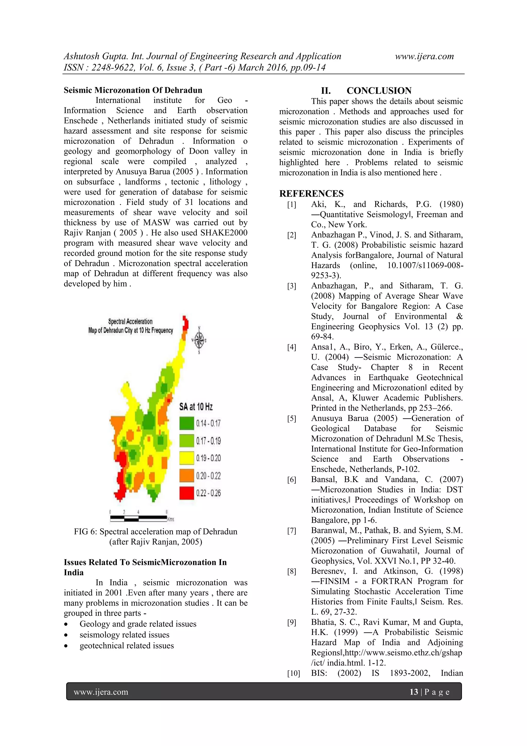 Seismic Microzonation - Principles and Methodology | PDF