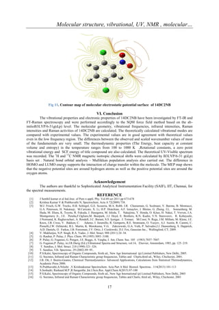 Molecular structure, vibrational, UV, NMR , molecular electrostatic surface potential and HOMO ...